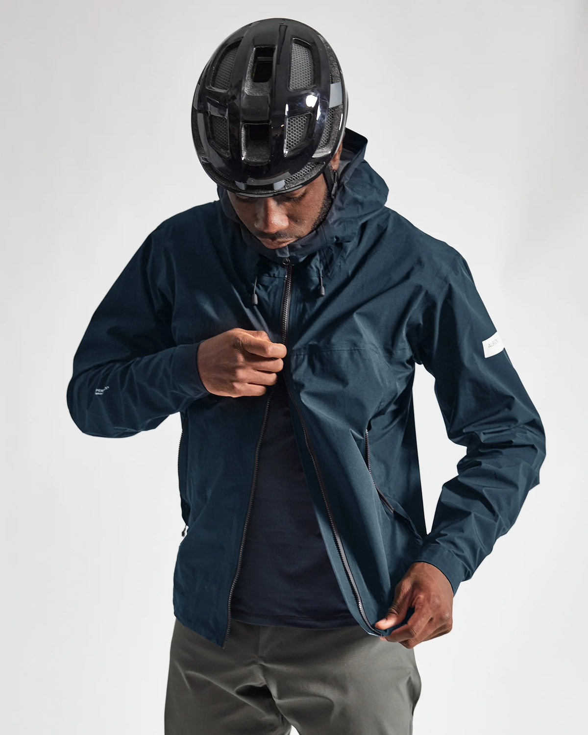 Albion Zoa Rain Shell (Unisex/Blue) | Copenhagen Cycling Club