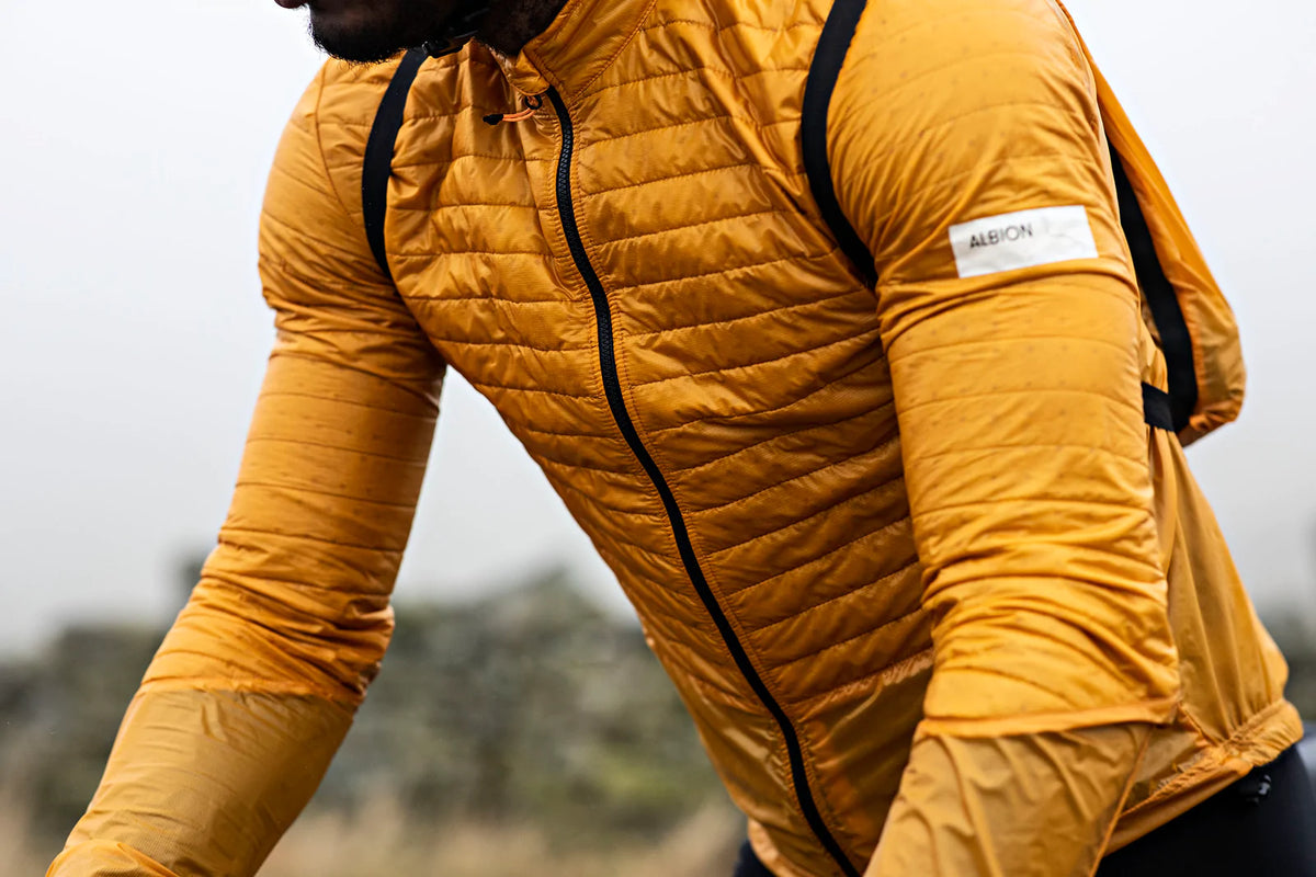 Albion Ultralight Insulated Jacket (Unisex/Burnt Yellow) | Copenhagen ...